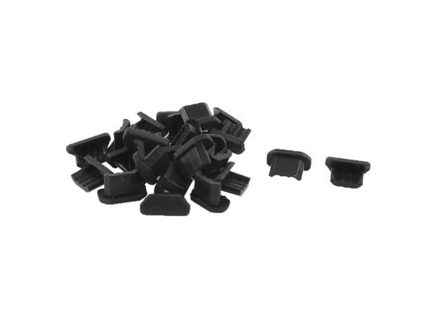 Click here for 25 x Black Micro USB Soft Plastic Ear Cap Dust Plu... prices