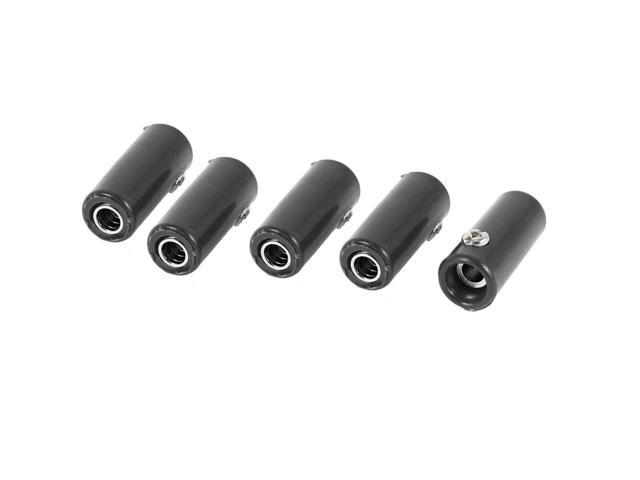 Click here for Unique Bargains 5 Pcs Black Plastic Shell 4mm Bana... prices