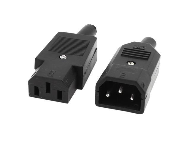 Click here for Pair Rewirable Design IEC320 C14 Plug to C13 Socke... prices