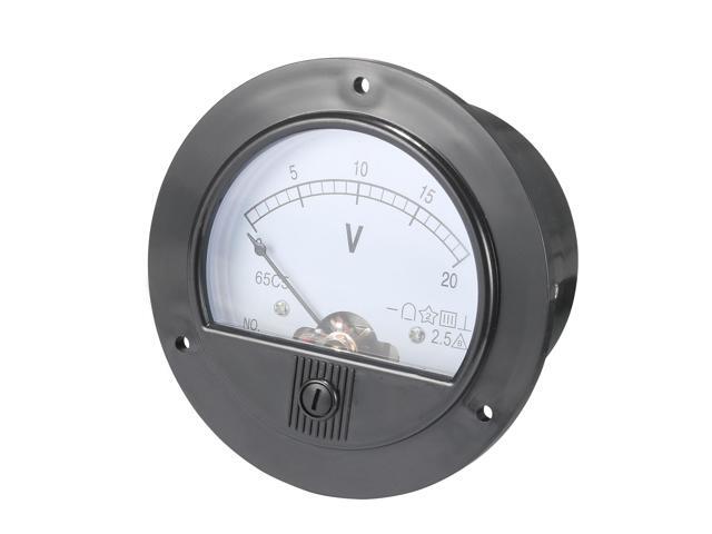 Click here for Unique Bargains DC 0-20V Round Analogue Panel Mete... prices