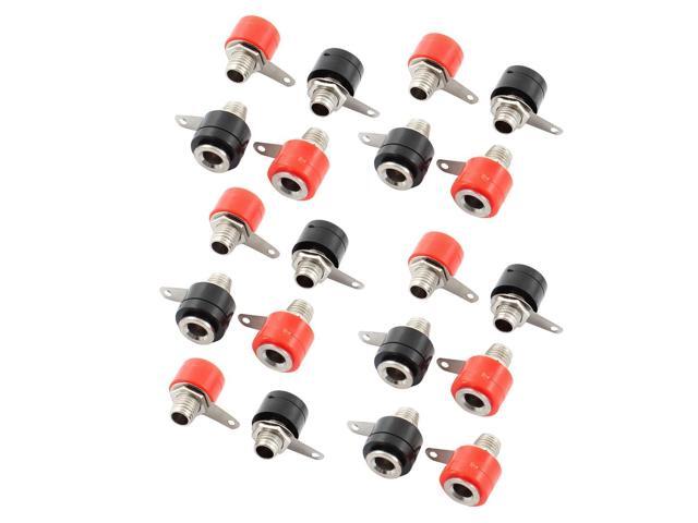 Click here for 20 x Red Black Plastic Speaker Amplifier 4mm Banan... prices