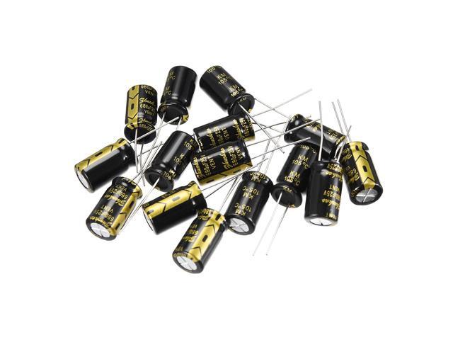 Click here for Aluminum Radial Electrolytic Capacitor 680uF 25V 2... prices