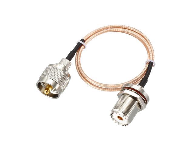 Click here for UHF PL-259 Male to UHF SO-239 Female Bulkhead RG58... prices