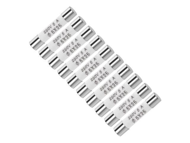 Click here for Automotive Cartridge Fuses 5A 250V 5x25mm Fast Blo... prices
