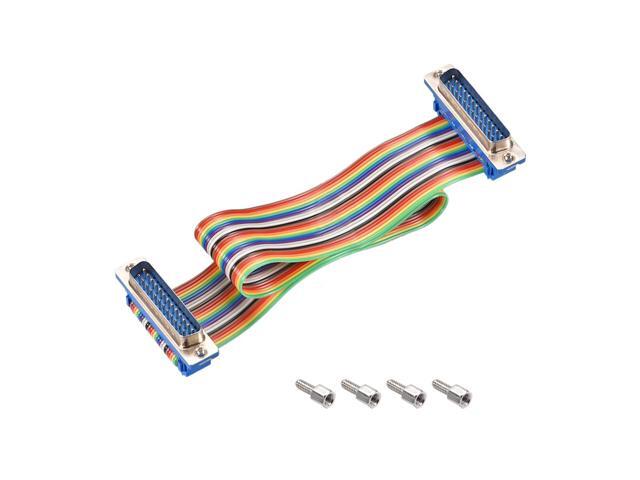Click here for IDC Rainbow Wire Flat Ribbon Cable DB25 Male to DB... prices
