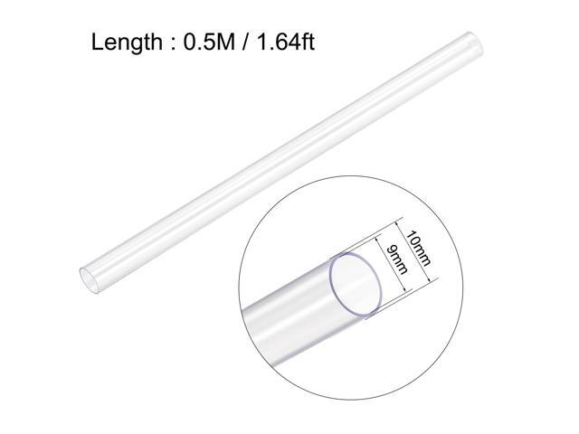 Click here for Rigid Round Tubing Clear 9mm ID x 10mm OD 0.5M/1.6... prices