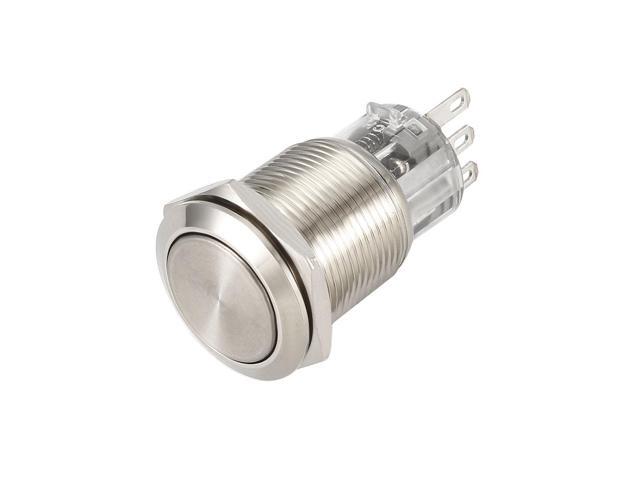 Click here for Momentary Metal Push Button Switch 19mm Mounting D... prices
