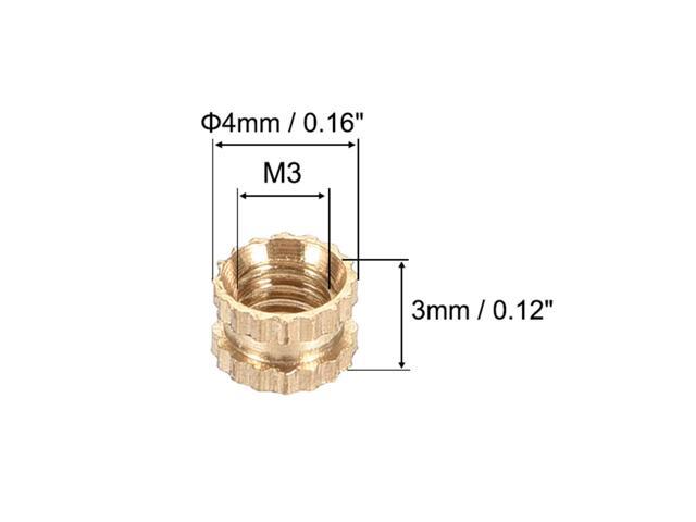 Click here for Knurled Insert Nuts  M3 x 3mm(L) x 4mm(OD) Female... prices