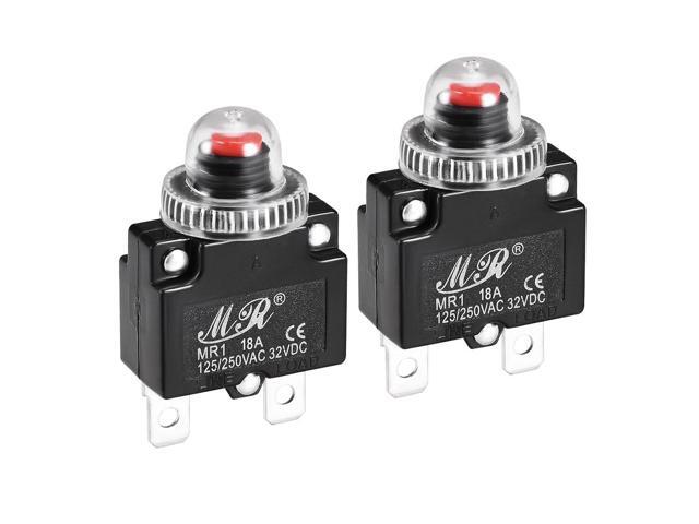 Click here for Thermal Circuit Breakers 18A 125/250V AC 32V DC Pu... prices