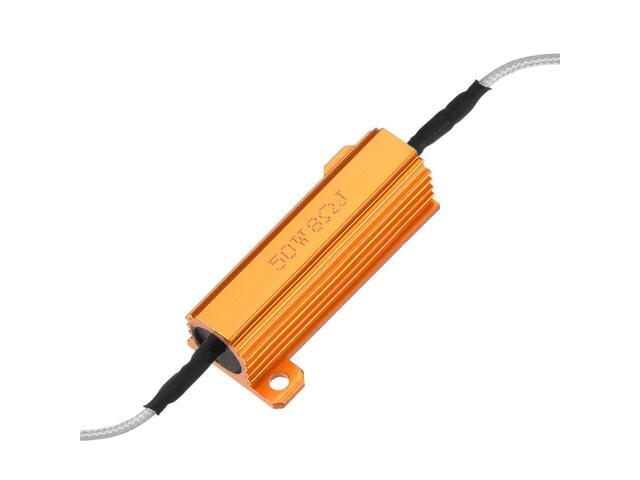 Click here for Aluminum Case Resistor 50W 8 Ohm Extension Wires W... prices