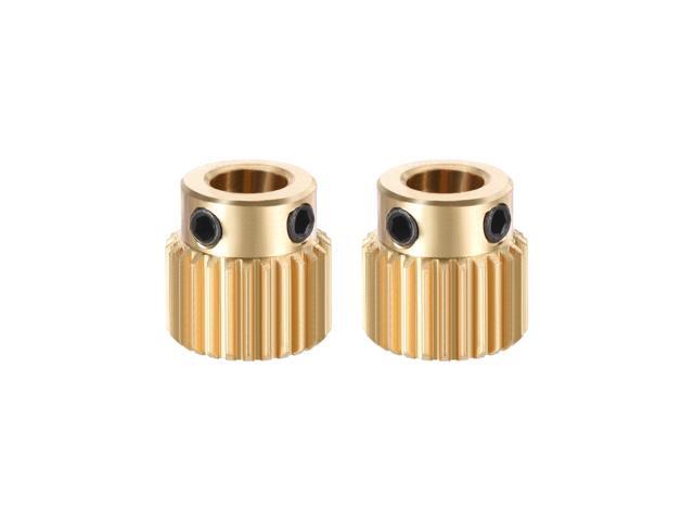 Click here for Brass Drive Gear Extruder Wheel 26 Teeth 5mm Bore... prices