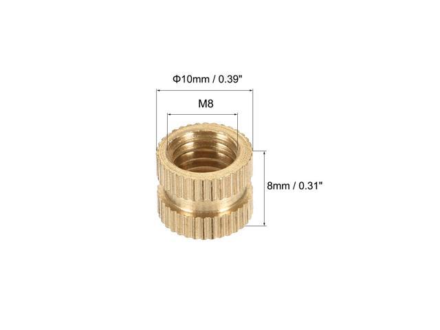 Click here for Knurled Insert Nuts  M8 x 8mm(L) x 10mm(OD) Female... prices