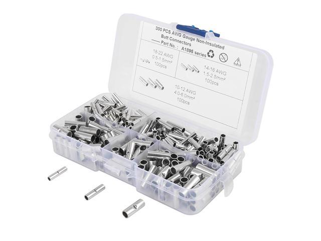 Click here for 300pcs Non-Insulated Butt Splice Connectors Uninsu... prices