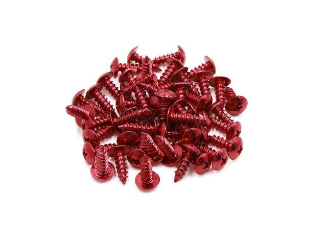 Click here for 50pcs Universal Red Motorcycle Round Cross Head Se... prices