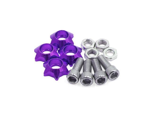 Click here for 4Pcs Purple Metal 6mm Thread Motorcycle Hexagon Li... prices