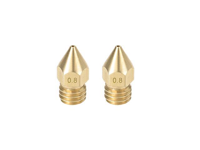 Click here for 2pcs 3D Printer Nozzle Brass MK8 Nozzle 0.8mm Extr... prices