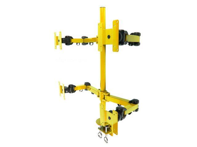 Click here for MonMount 4-Screen Heavy Duty Deluxe Quad LCD Desk... prices