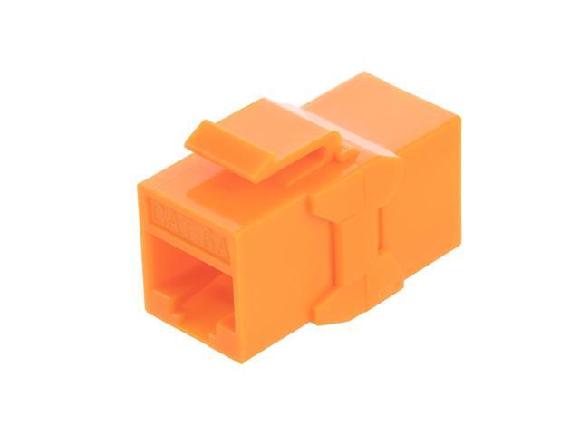Click here for CAT6A UTP Inline Keystone Coupler  25 pack  Orange prices