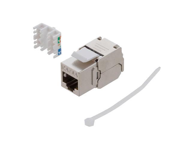 Click here for CAT6A Shielded Toolless Keystone Jack 25 pack  Sil... prices