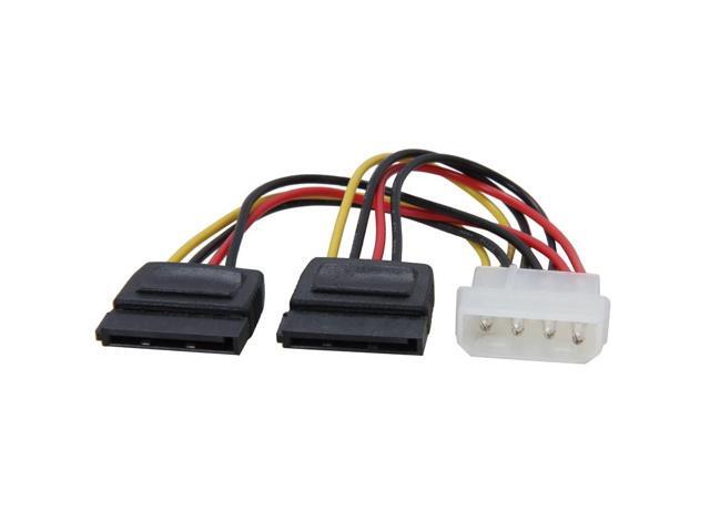 Click here for 6 inch Molex 4-pin Male to 2 x SATA Power 15-pin F... prices
