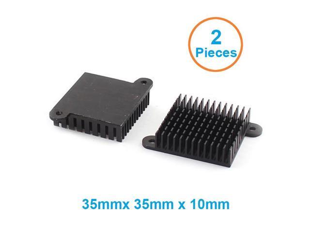 Click here for 2pcs/lot Anodized Black Aluminum Heatsink 35x35x10... prices