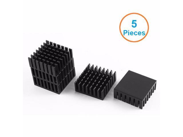 Click here for 5pcs/lot Black Aluminum Fin 28x28x11mm Electronic... prices