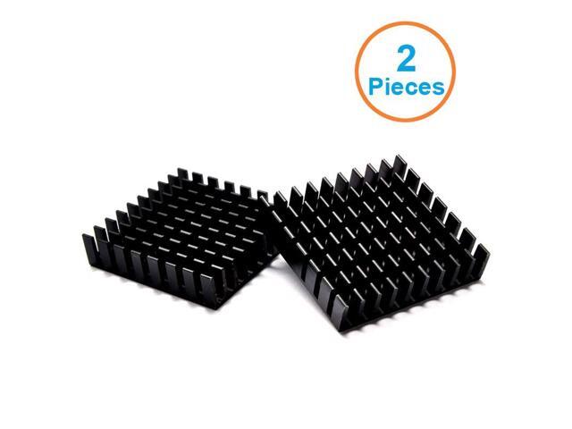 Click here for 2pcs/lot Anodized Black Aluminum Heatsink 35x35x10... prices