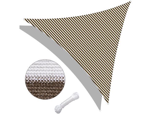 Click here for Yescom 25 Ft 97 UV Block Triangle Sun Shade Sail H... prices