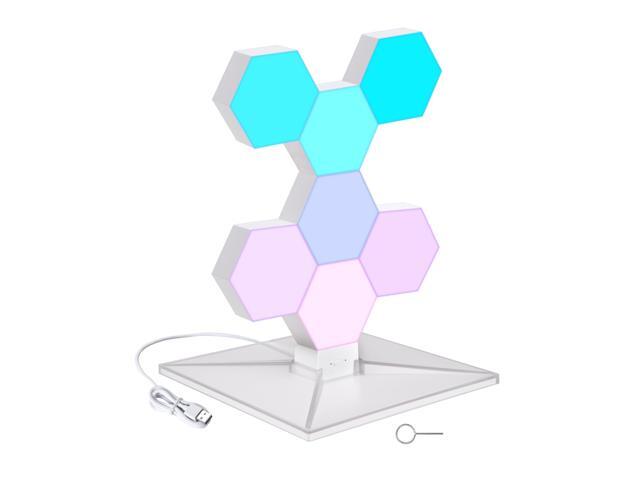 Click here for Yescom 7 Packs Hexagon Smart Light Modular LED Voi... prices