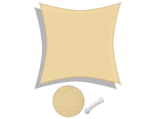 Click here for Yescom 16x16 Ft 97 UV Block Square Sun Shade Sail... prices