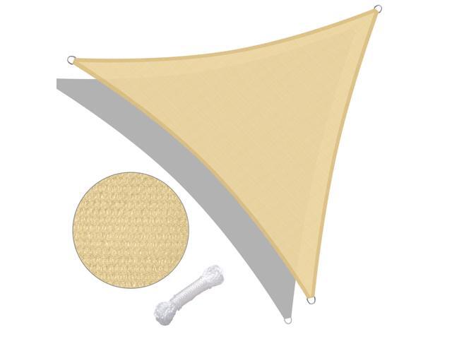 Click here for Yescom 11 Ft 97 UV Block Triangle Sun Shade Sail C... prices