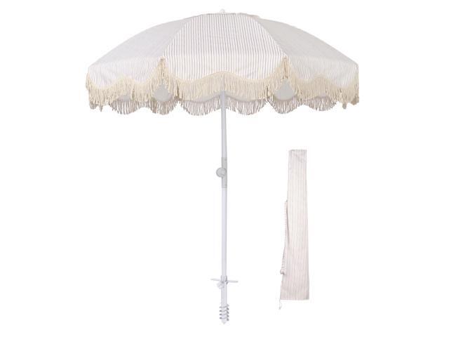 Click here for LAGarden Ocean 6 Ft Beach Umbrella with 8 Ribs San... prices