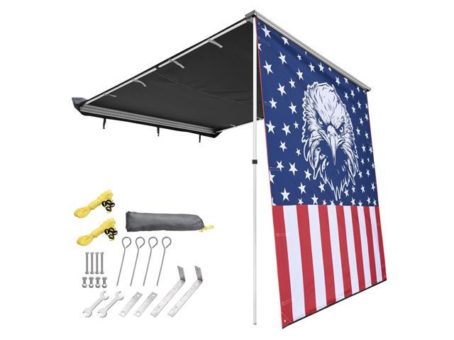 Click here for Yescom 6.6x8.4 Ft Vehicle Awning with Blackout Coa... prices