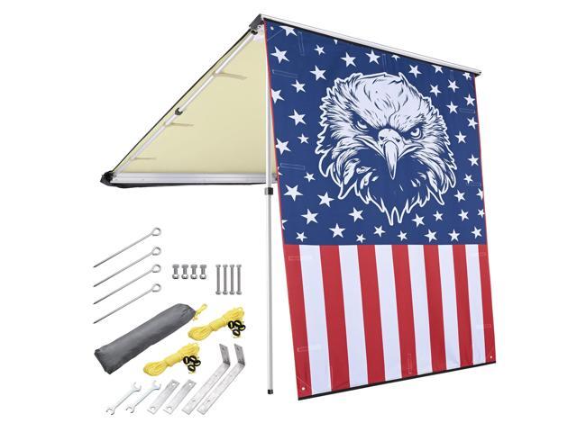Click here for Yescom 4.4x6.6 Ft Vehicle Awning with Eagle Side W... prices