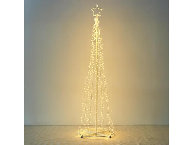 Click here for Yescom Vast-Starry 9Ft Solar Christmas Cone Tree L... prices