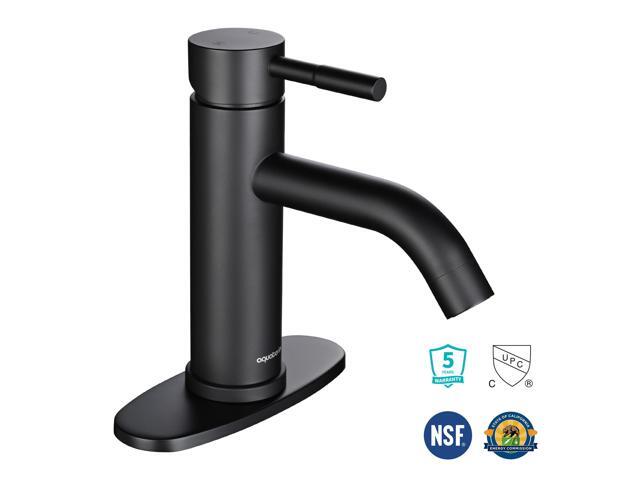 Click here for Aquaterior Matte Black Bathroom Sink Faucet Single... prices