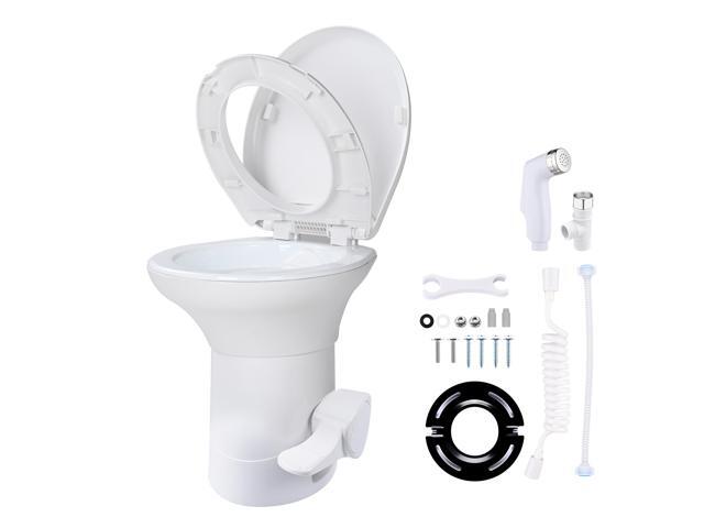 Click here for Yescom RV Camper Toilet Gravity Flush Enamel Elong... prices