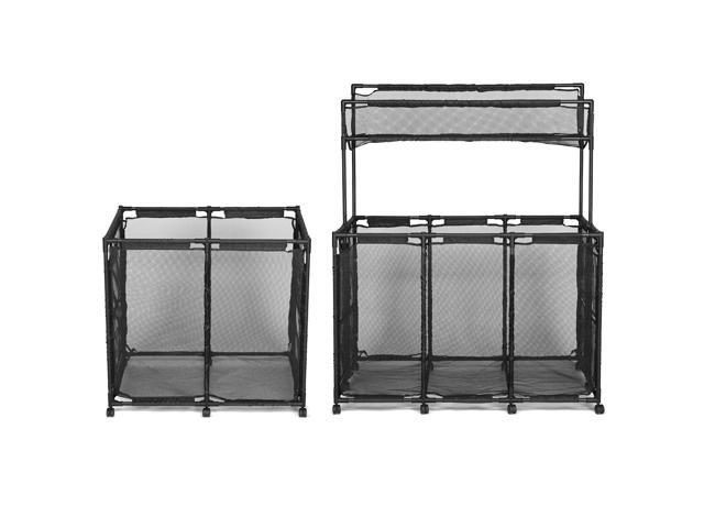Click here for Yescom 2 Pack Mesh Pool Storage Bin Cart w/ Wheels... prices