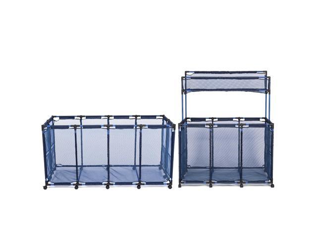 Click here for Yescom 2 Pack Mesh Pool Storage Bin Rolling Cart N... prices