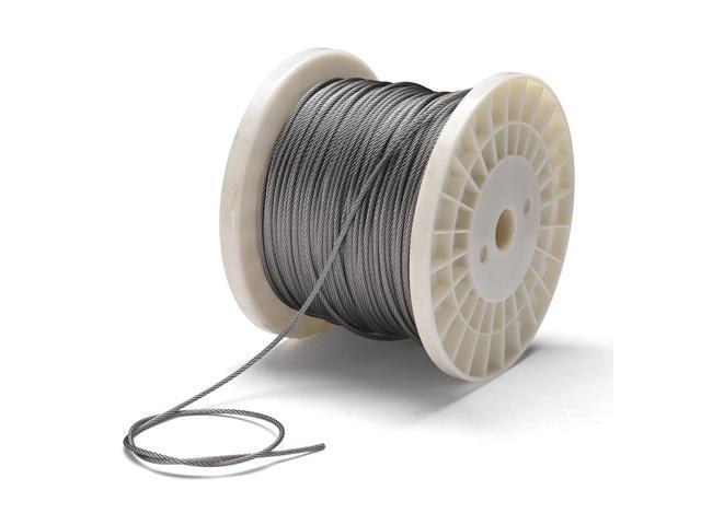 Click here for Yescom 500-ft 1/8 T316 Stainless Steel Cable 7x7 W... prices