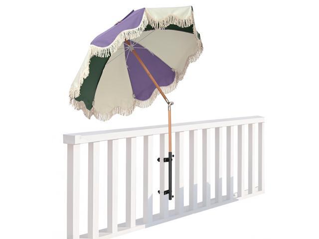 Click here for LAGarden 6Ft Vintage Floral Fringe Umbrella w/ Dec... prices