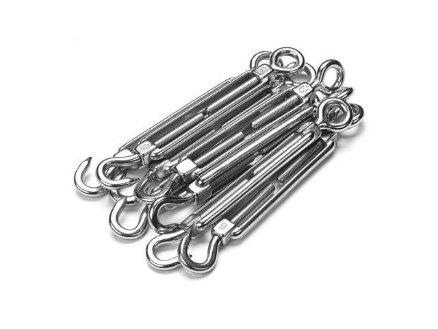 Click here for Yescom 8PCS Turnbuckle Hook and Eye M6 304 Stainle... prices