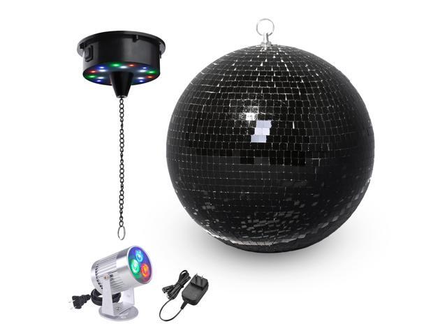Click here for Yescom 12 Disco Mirror Ball RGB Spotlight Rotating... prices