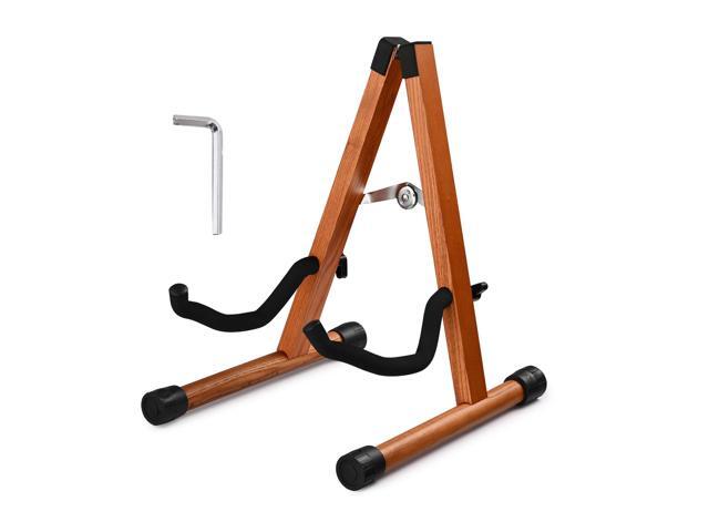 Click here for Yescom Wood Folding Guitar Stand A-Frame Instrumen... prices