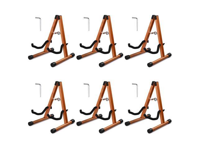 Click here for Yescom Wood Folding Guitar Stand A-Frame Instrumen... prices