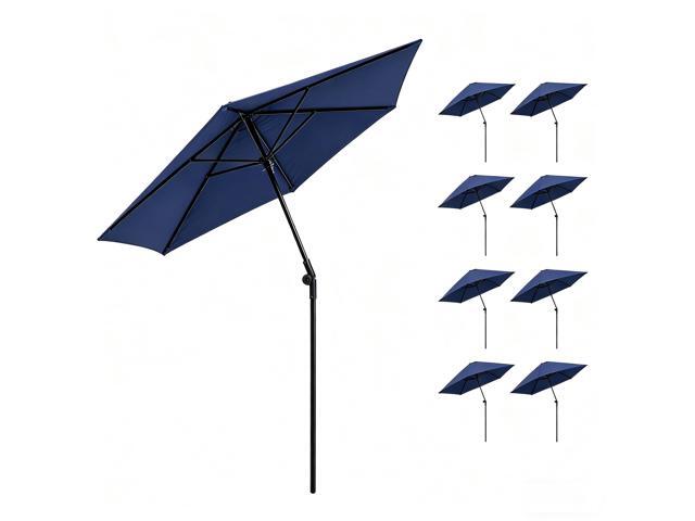 Click here for Yescom 9Set 7.5Ft Tilted Outdoor Patio Umbrella  P... prices