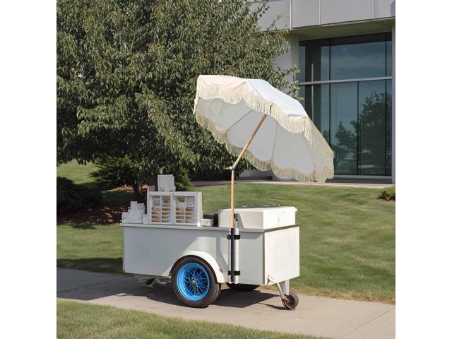 Click here for LAGarden 6Ft Vintage Floral Fringe Umbrella w/ Dec... prices