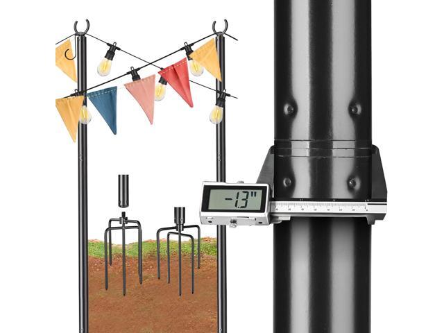 Click here for 10 Ft String Light Pole Outdoor Metal Pole Aluminu... prices