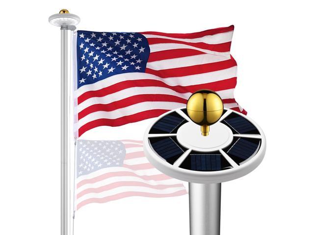 Click here for Yescom Bravery 30ft Sectional Flag Pole with Solar... prices