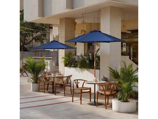 Click here for Yescom 7FT Solid Wood Patio Umbrella 6 Ribs Pulley... prices